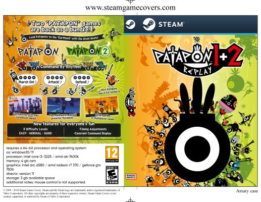 Steam Game Covers: PATAPON 1+2 REPLAY Box Art
